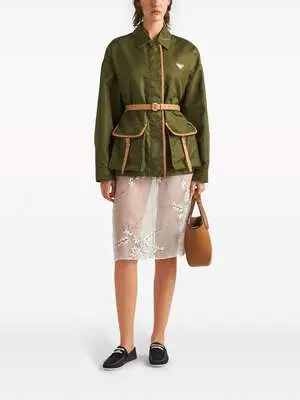 Prada Re-nylon Belted Jacket