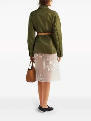 Prada Re-nylon Belted Jacket
