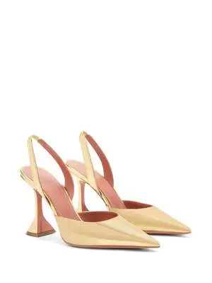 Amina Muaddi Holli 95 Slingback Pumps
