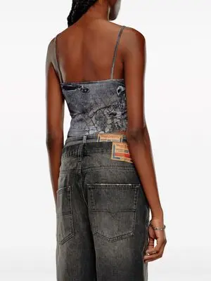 DIESEL® T-halsy Crop Top