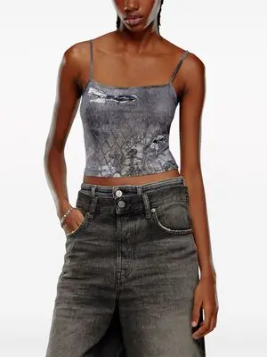DIESEL® T-halsy Crop Top