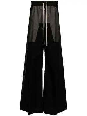 Rick Owens Bela Wide-leg Trousers - Black