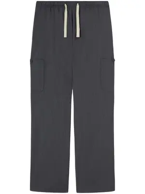 Palm Angels Monogram Wide Leg Trousers