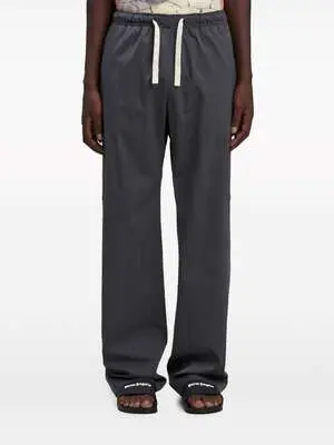 Palm Angels Monogram Wide Leg Trousers