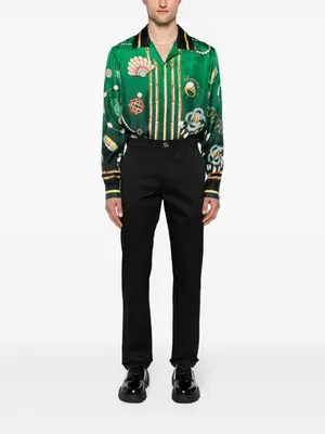 Versace Medusa Biggie Straight-leg Trousers