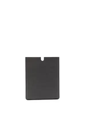 Dolce & Gabbana Logo-plaque Leather Tablet Case - Grey