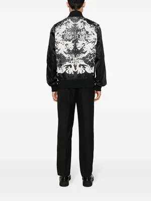 Versace Baroque-print Bomber Jacket