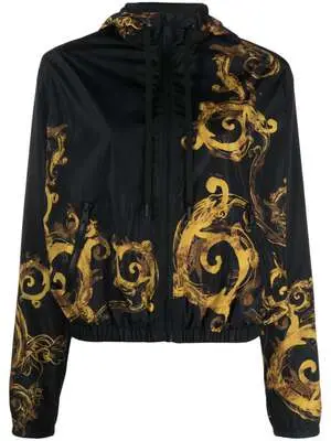 Versace Barocco-print Hooded Jacket