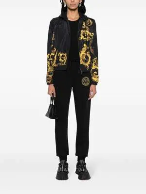 Versace Barocco-print Hooded Jacket