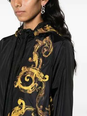Versace Barocco-print Hooded Jacket