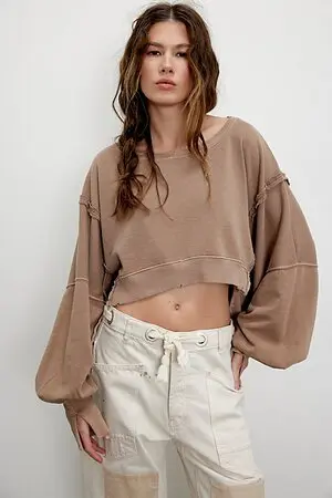 Cropped Sweatshirts Hoodies For Women