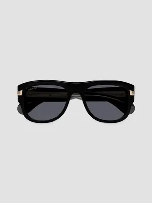 Gucci New York 30's 54mm Square Sunglasses