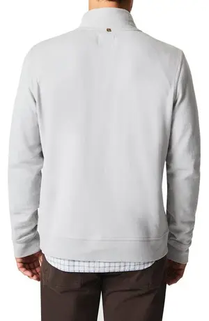 Billy Reid Cullman Half-zip Pullover - Silver