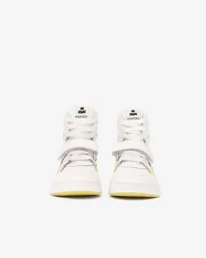 Isabel Marant Alseeh High-top Sneakers - Yellow