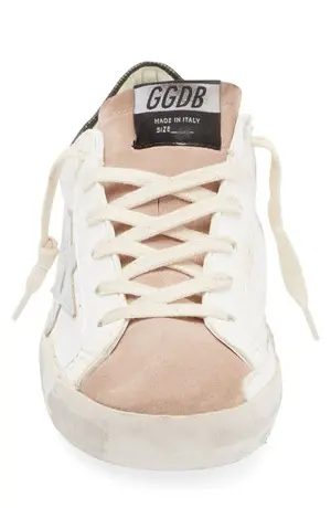 GOLDEN GOOSE Super-star Low Top Sneaker - White/ Silver