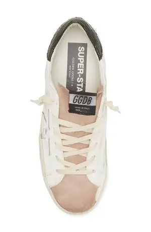 GOLDEN GOOSE Super-star Low Top Sneaker - White/ Silver