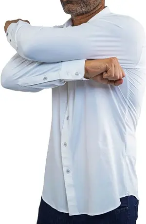 MACEOO Einstein Contemporary Fit Stretch Button-up Shirt