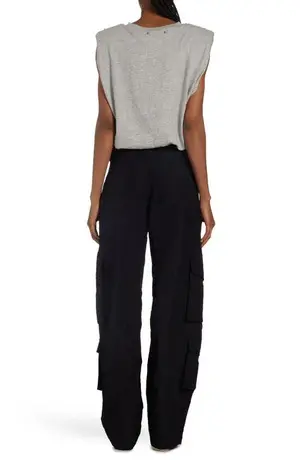 GOLDEN GOOSE Star Nylon Cargo Pants - Black
