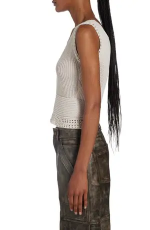 GOLDEN GOOSE Openwork Sweater Tank