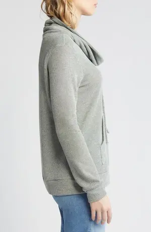 Loveappella Cowl Neck Pullover