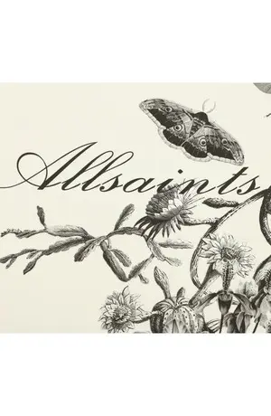 ALLSAINTS Sainbal Floral Silk Bandana Scarf