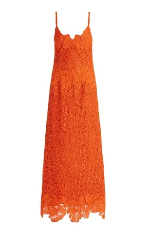 Simkhai Phoenix Embroidered Lace Maxi Dress