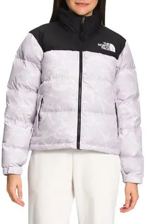 The North Face 1996 Retro Nuptse® 700 Fill Power Down Packable Jacket Lavender Fog Mntn Splatter