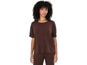 Eberjey Gisele Tencel Modal T-shirt Pajama - Chocolate