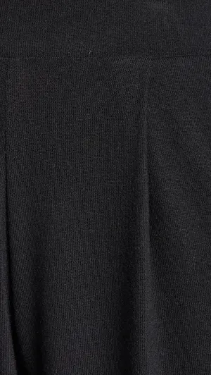 LESET Lauren Pleated Pants - Black