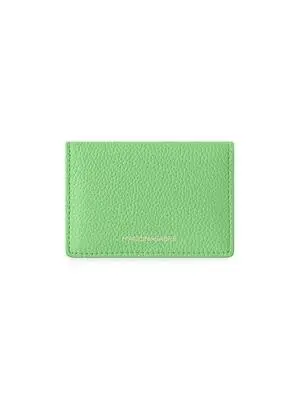MAISON DE SABRE Leather Card Case Mint Green