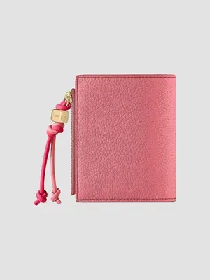 MAISON DE SABRE Leather Bifold Wallet - Candy Fuchsia
