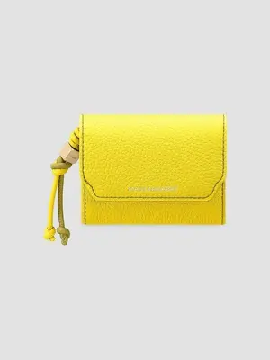 MAISON DE SABRE Leather Trifold Wallet - Daisy Martini