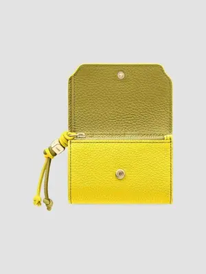 MAISON DE SABRE Leather Trifold Wallet - Daisy Martini