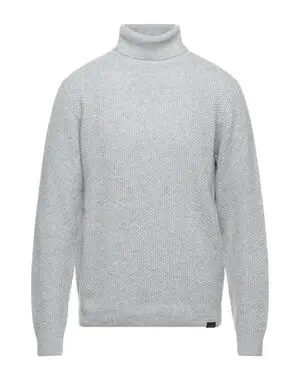 BROOKSFIELD Turtleneck Knit Top - Light Grey