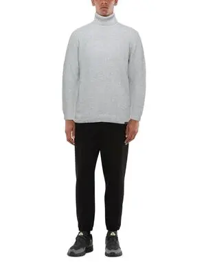 BROOKSFIELD Turtleneck Knit Top - Light Grey