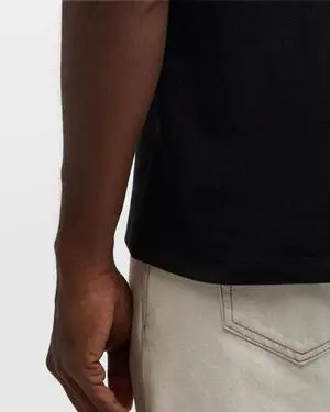 Saint Laurent Apos;s Pique T-shirt - Nero