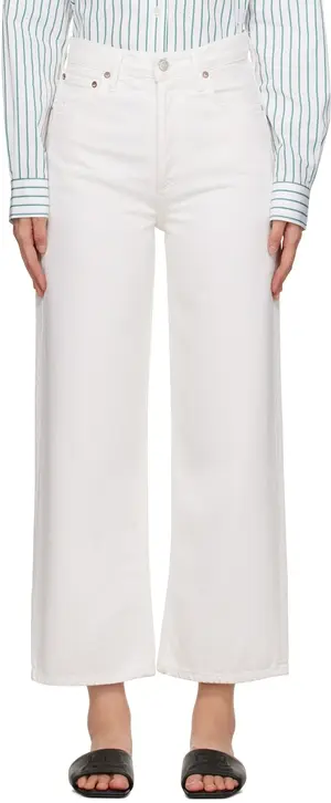 AGOLDE AGOLDE White Ren Jeans - Fortune Cookie