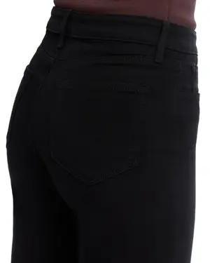 L'Agence Ruth High-rise Straight Jeans - Black