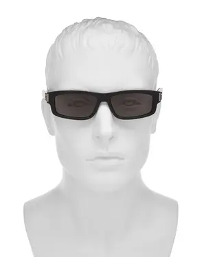 Dior Cd Icon S2i Rectangular Sunglasses - Black/gray Solid