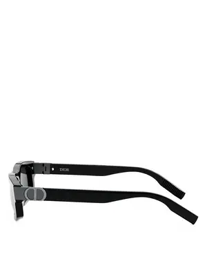 Dior Cd Icon S2i Rectangular Sunglasses - Black/gray Solid
