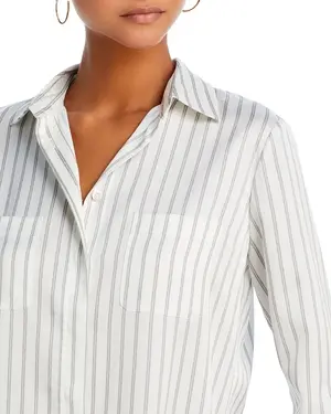 FRAME Slim Striped Pocket Shirt