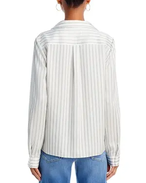 FRAME Slim Striped Pocket Shirt