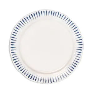 JULISKA Sitio Stripe 16 Piece Dinnerware Set, Service For 4 - Delft Blue