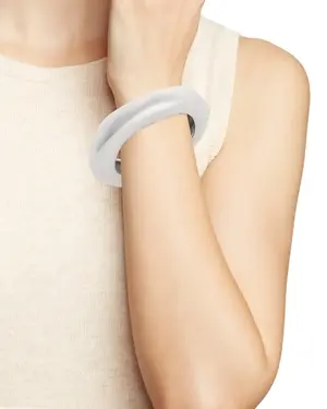 Alexis Bittar Molten Wide Bangle - Silver