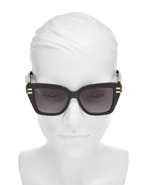 Dior Cdior S1i Square Sunglasses - Black/gray Gradient