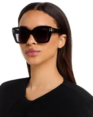 Dior Cdior S1i Square Sunglasses - Black/gray Gradient