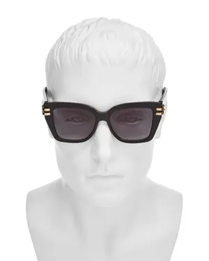 Dior Cdior S1i Square Sunglasses - Black/gray Gradient