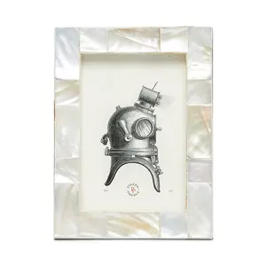 PIGEON AND POODLE Lesina Frame, 4 X 6 - Kabibe Shell