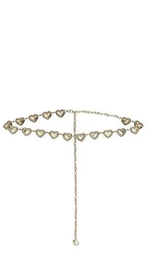 8 Other Reasons Heart Chain Belt - Gold