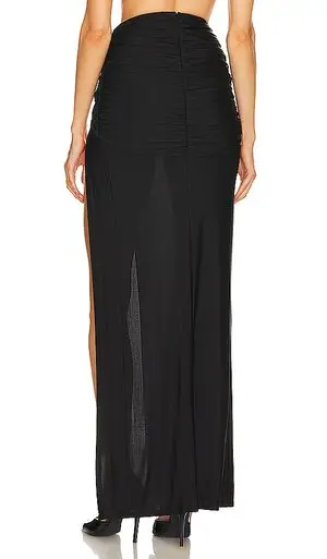 MICHAEL COSTELLO Magnolia Maxi Skirt - Black